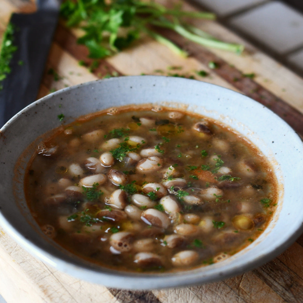 Yellow Eye Bean Soup with Kale – Frog Hollow Farm