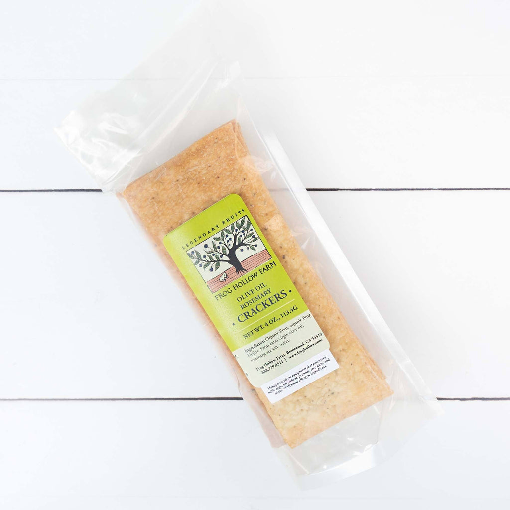 Olive Oil Rosemary Crackers – Frog Hollow Farm