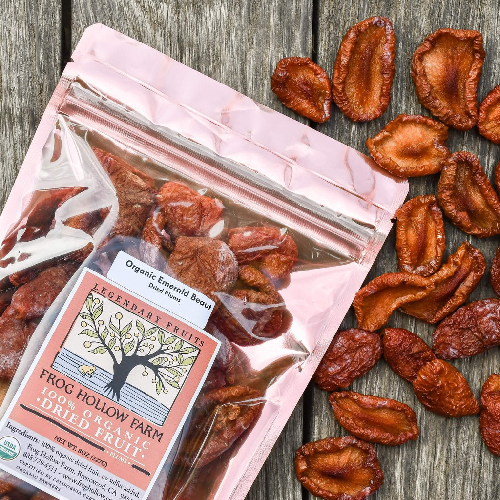 Organic Dried Emerald Beaut Plums – Frog Hollow Farm
